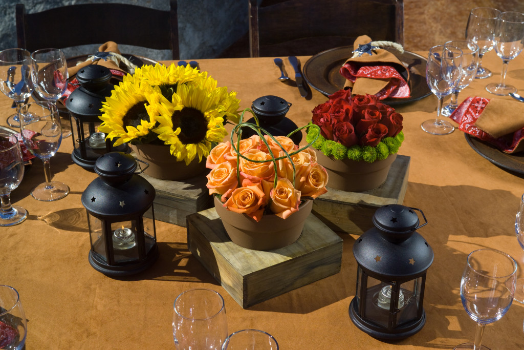 Caramel Burnt Suede Linen Rental Tablecloth